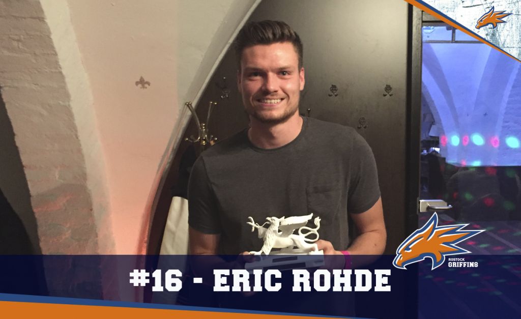 Rostock Griffins #16 – Eric Rohde Rookie Of The Year › Rostock Griffins