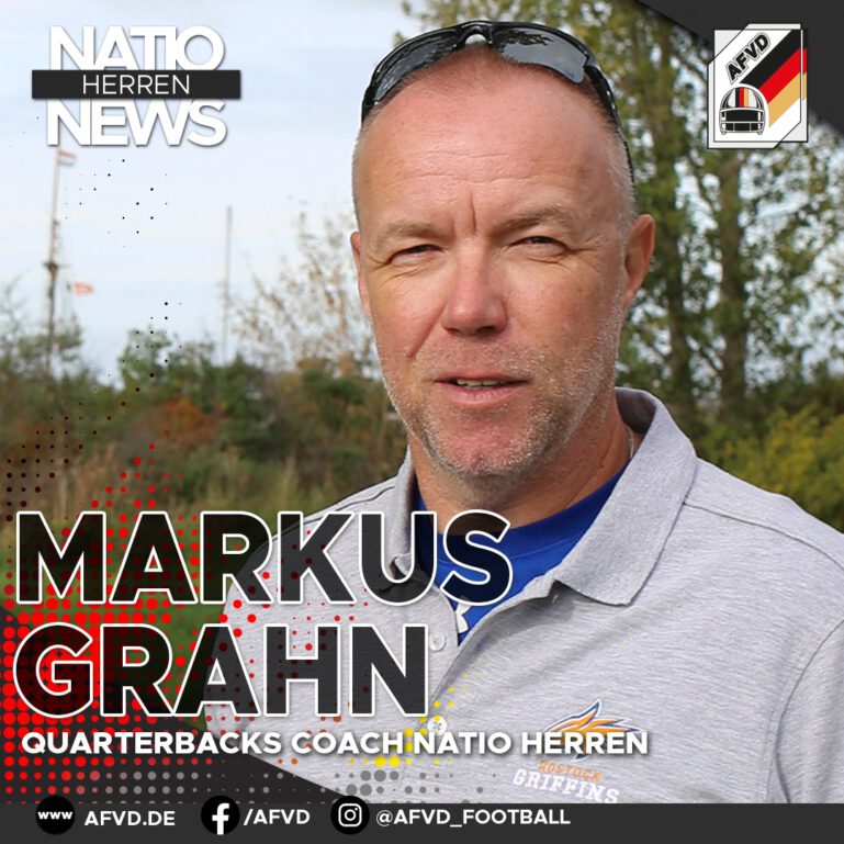 AFVD – News: Markus Grahn trainiert die deutschen Quarterbacks › Rostock Griffins