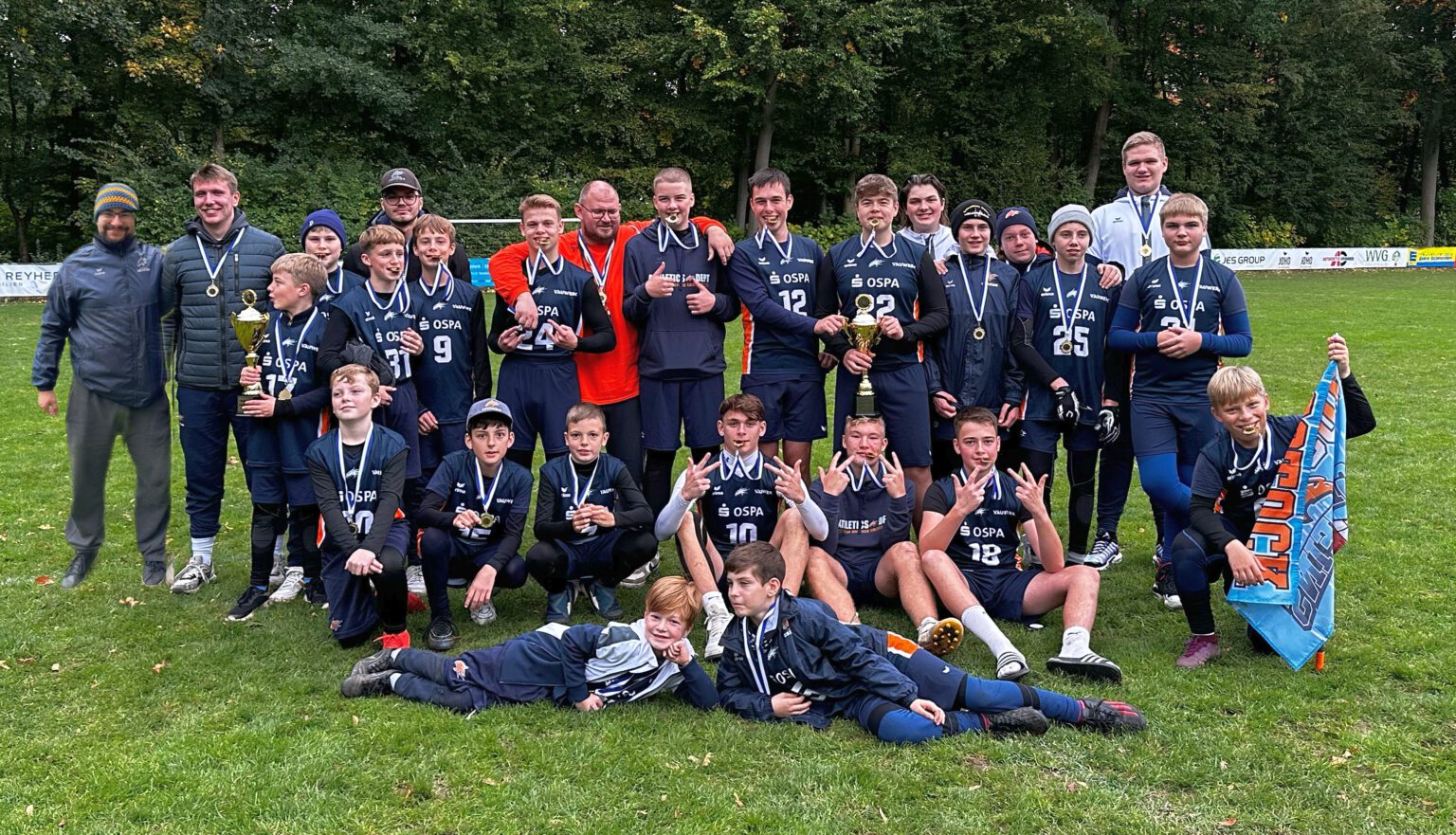 FLAG Griffins Teams werden beide Landesmeister 2023 › Rostock Griffins