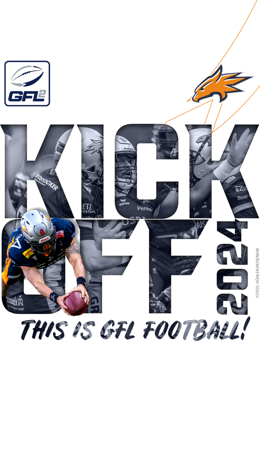 Die GFL 2 startet am 25. Mai in die Saison 2024 › Rostock Griffins